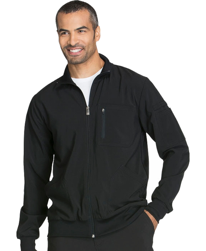 Infinity Men Warm Up Scrubs Jacket Zip Front - Cherokee