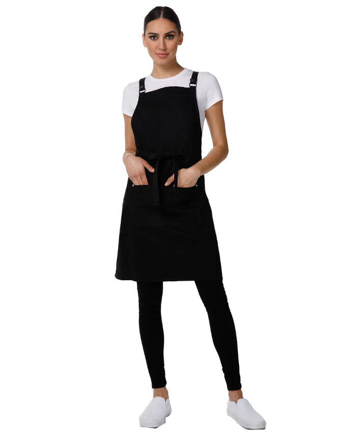 Byron Cross Back Bib Aprons - Chef Works