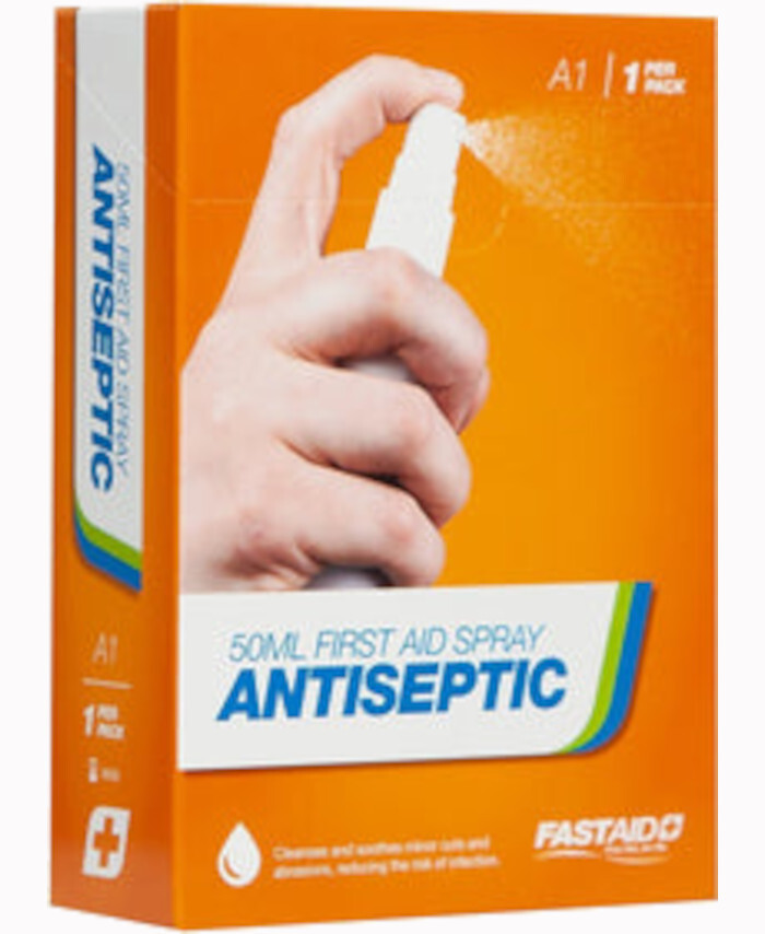 ANTISEPTIC, 50ML FIRST AID SPRAY - FastAid