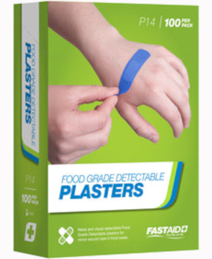 FOOD GRADE PLASTERS, METAL AND VISUAL DETECTABLE, PLASTIC, 72 X 19MM ...