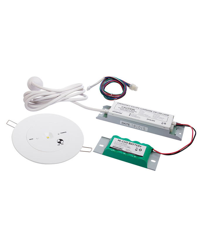 EzyFit LED Emergency Light 2W - Recessed (Spitfire) - MegaFire