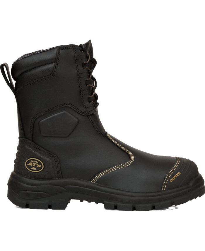 AT 55 - 200mm Zip Side Lace Up Boot - 55380 - Oliver