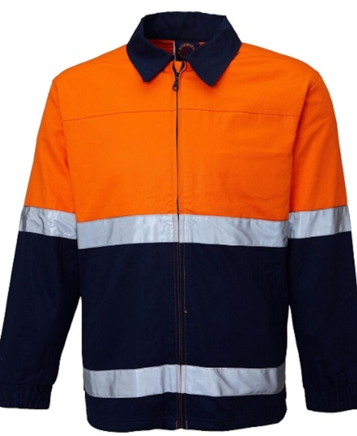 Drill Jacket With 50MM Reflective Tape - Ritemate Workwear