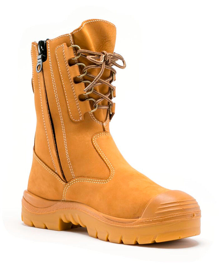 COLLIE - Nitrile Bump - Zip Sided Boot - Steel Blue