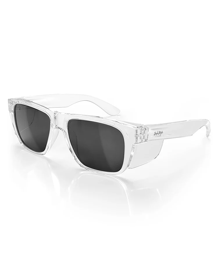 Fusions XL Clear Frame Polarised Lens - SafeStyle