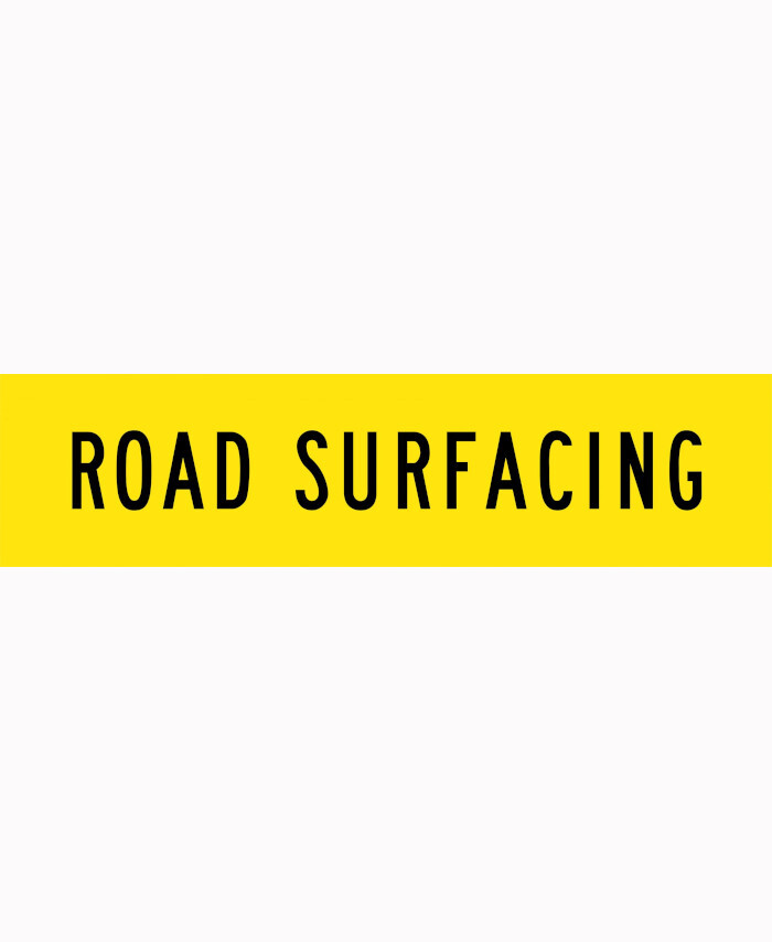 1200x300mm - Class 1 - Corflute - Road Surfacing - Uniform Safety Signs