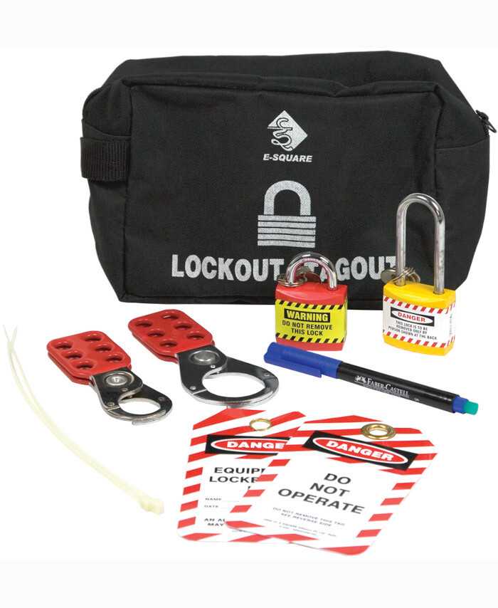 LOTO Personal Pouch - Uniform Safety Signs