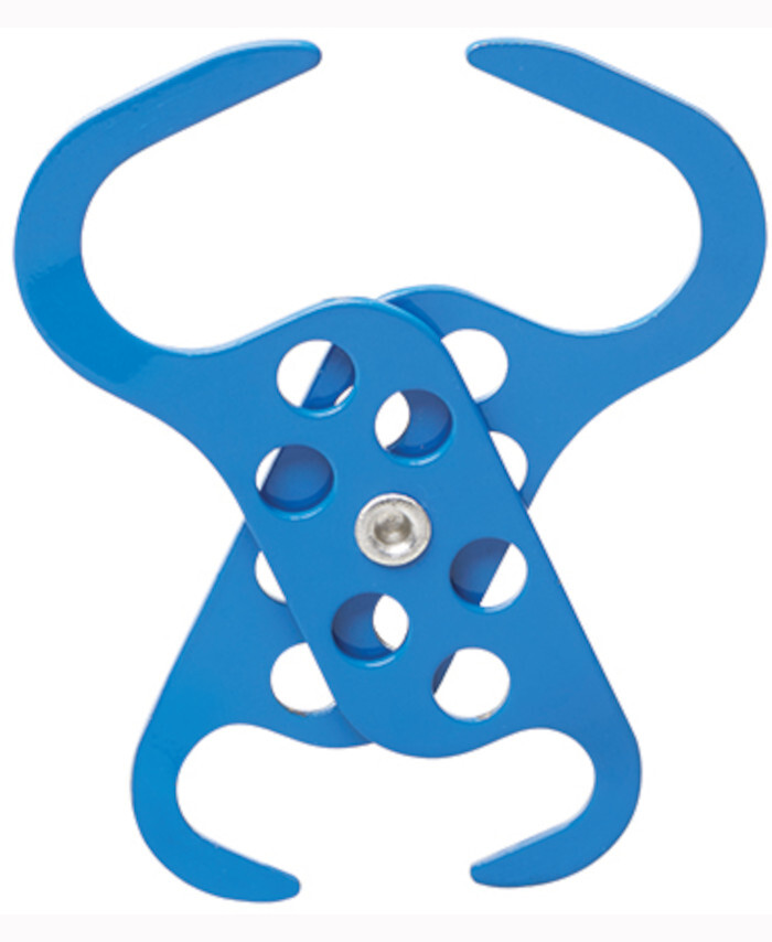Scorpio Double Ended Lockout Hasp - Blue - Uniform Safety Signs