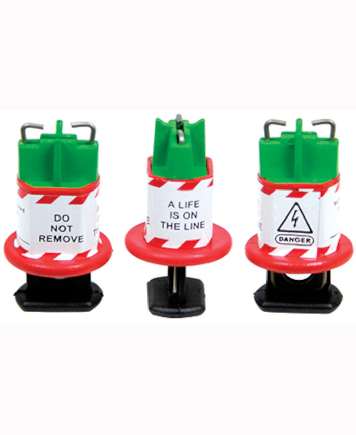 Miniature Circuit Breaker Lockout - Pin In - Set 3 - Uniform Safety Signs