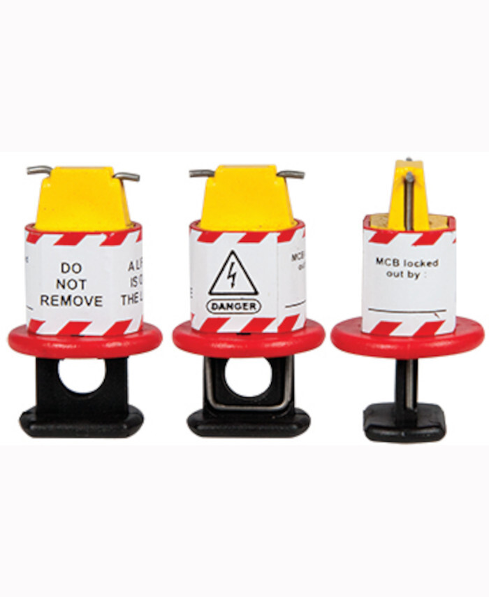 Miniature Circuit Breaker Lockout - Pin Out - Set 3 - Uniform Safety Signs