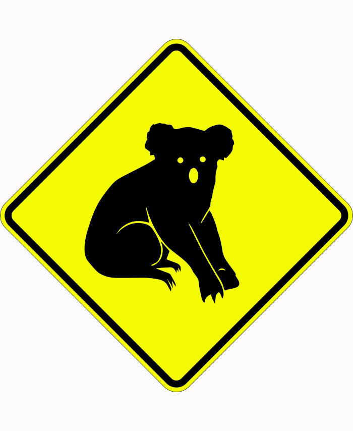 600x600mm - Aluminium - Class 1 Reflective - Koala Picto - Uniform ...